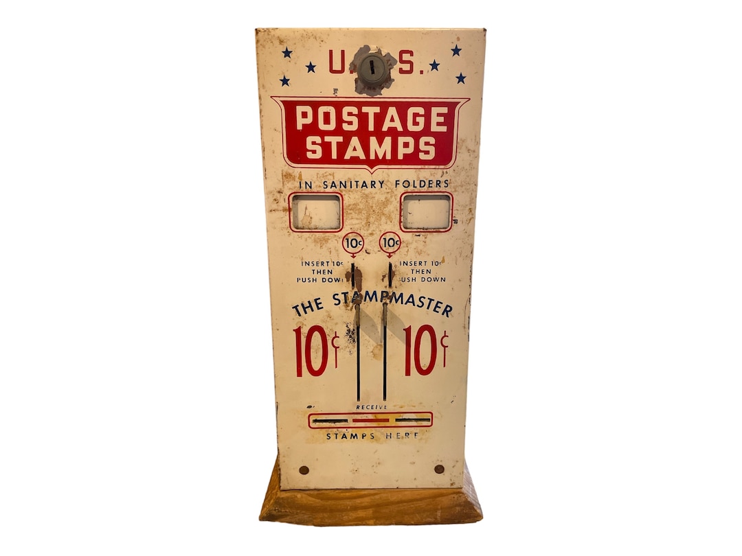 Super Cool US Postage Machine - 10 Cents, Stamps, in Sanitary Folders ...