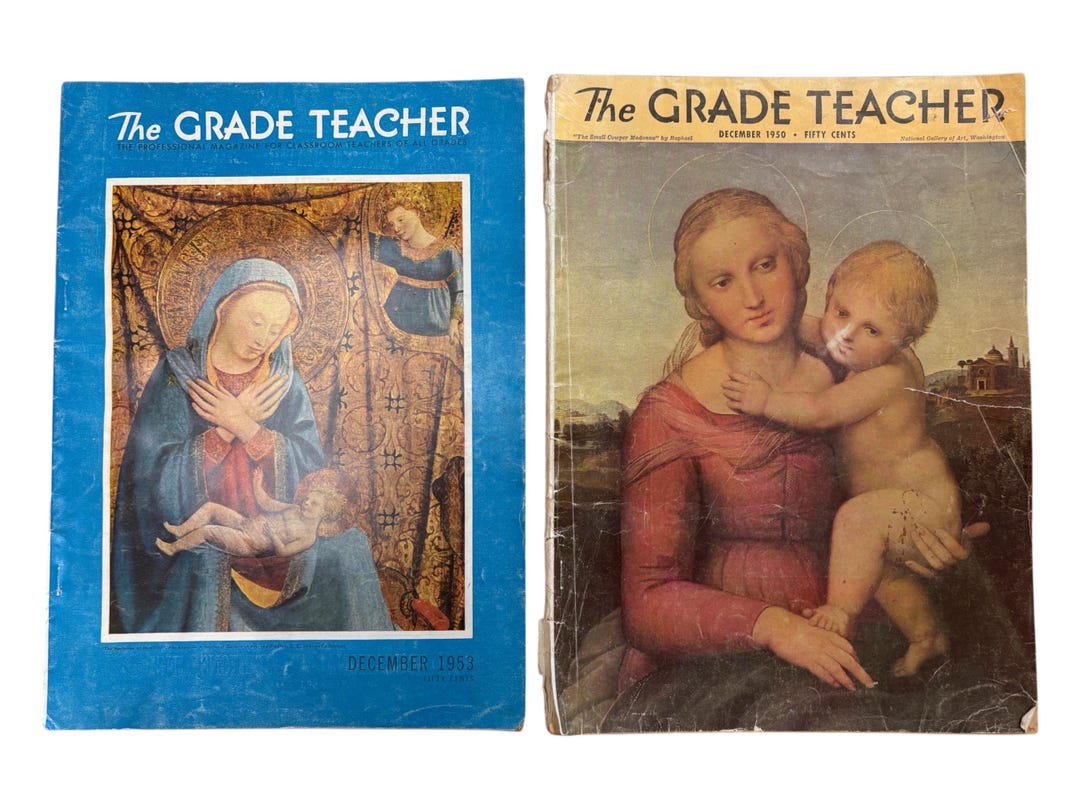 1950 & 1953 the Grade Teacher Magazines - Educational Aid, Teacher ...