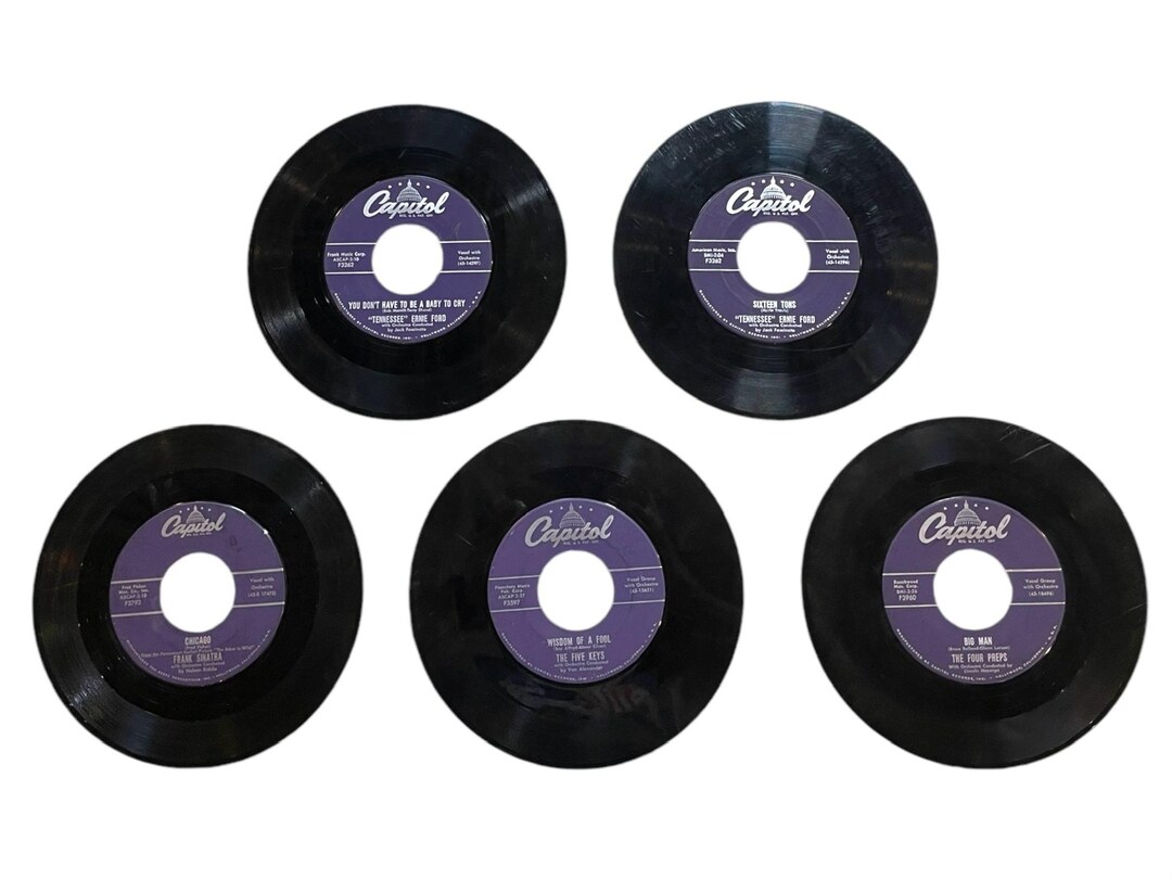 Lot of 5 1950s Capitol Records 45s - the Four Preps, “tennessee” Ernie ...