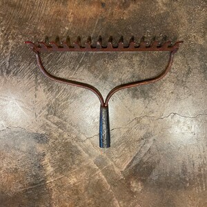 Rusty Farmhouse Rake Heads Choice Storage, Key Holder, Wine Glass, Mug ...