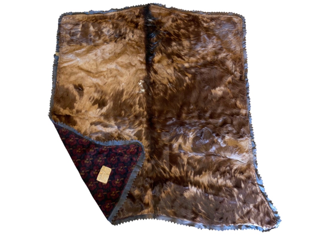 Antique Edes Robe Tanning Co. Lap Robe, Carriage Blanket, Auto Buggy ...