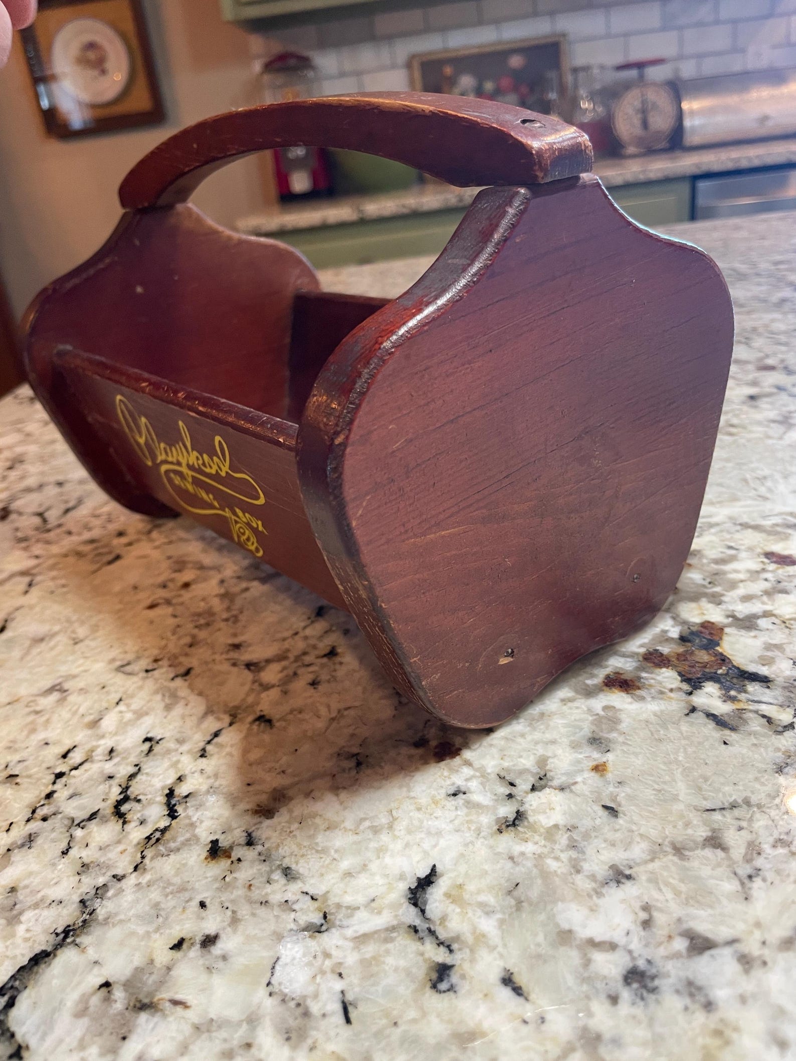 Vintage Playskool Sewing Box Great Graphics Spool, Needle, Thread ...