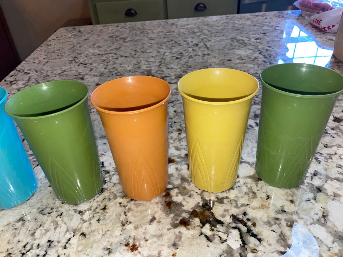 Set of 6 Retro Stanley Home Products Plastic Tumblers - Drinkware ...