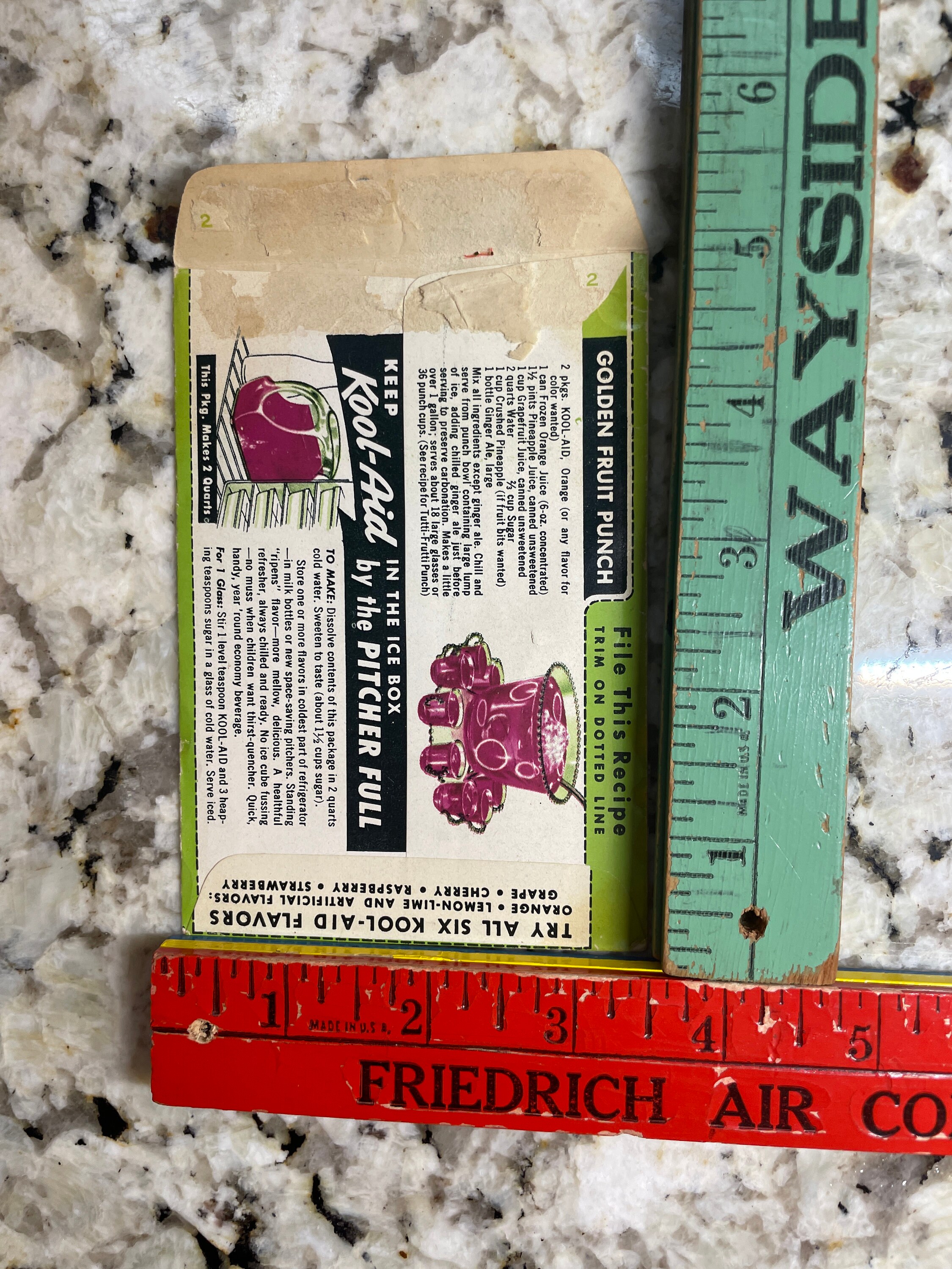 1951 Kool-aid Packet - Empty, Advertising, Imitation Grape Flavor ...