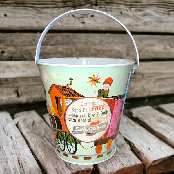Vintage Sand Pail - Etsy