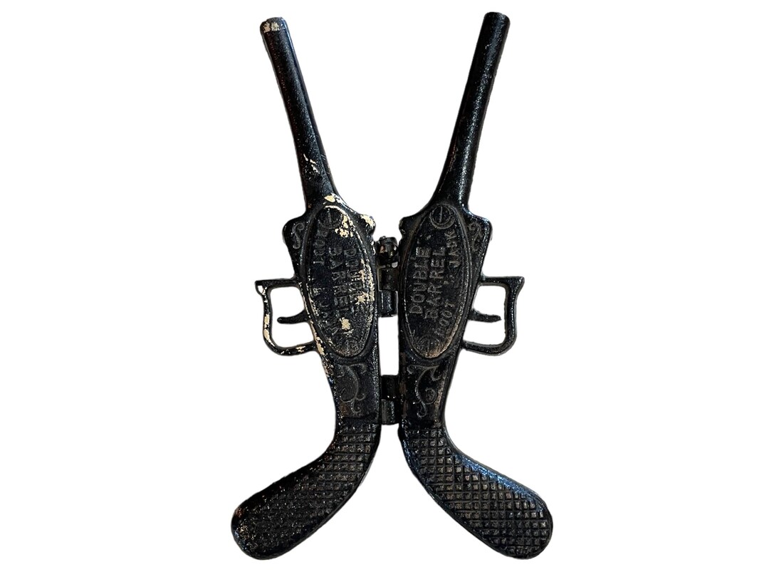 Double Barrel Boot Jack Gun Shaped Metal Vintage Folding Boot Jack ...