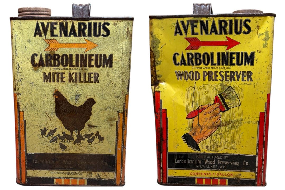 Avenarius Carbolineum Mite Killer Wood Preserver Advertising Tin ...