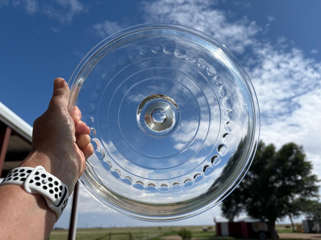 C-8 Round Glass Lid (lid Only), Domed Glass Self Basting Lid for Pot ...