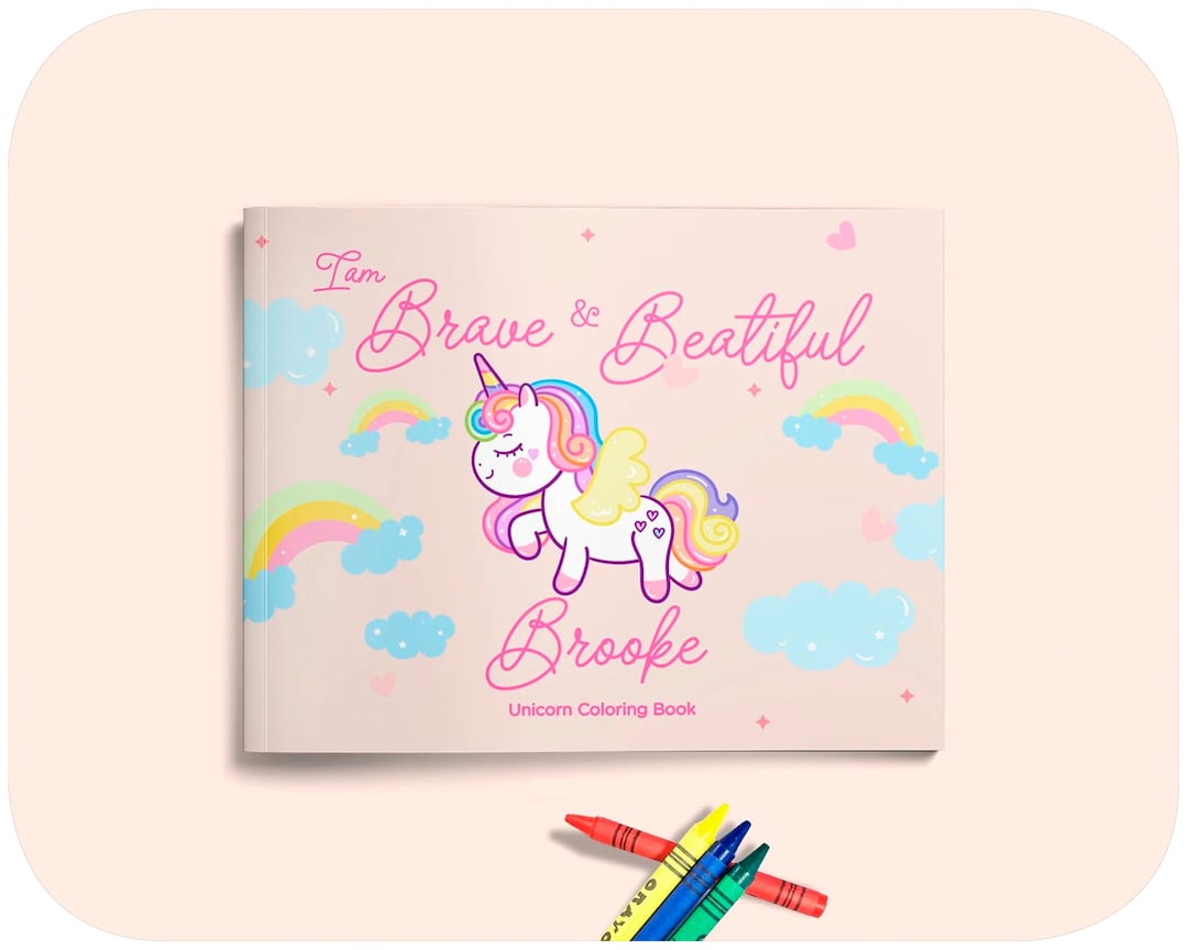 Personalized Coloring Unicorn Positive Affirmation Book - Etsy