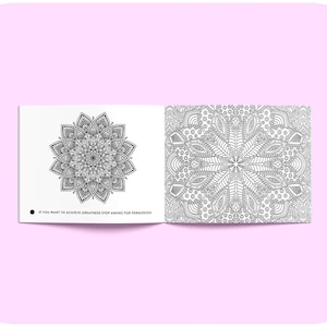 Adult Coloring Book | Relaxation and Stress Relief - Etsy