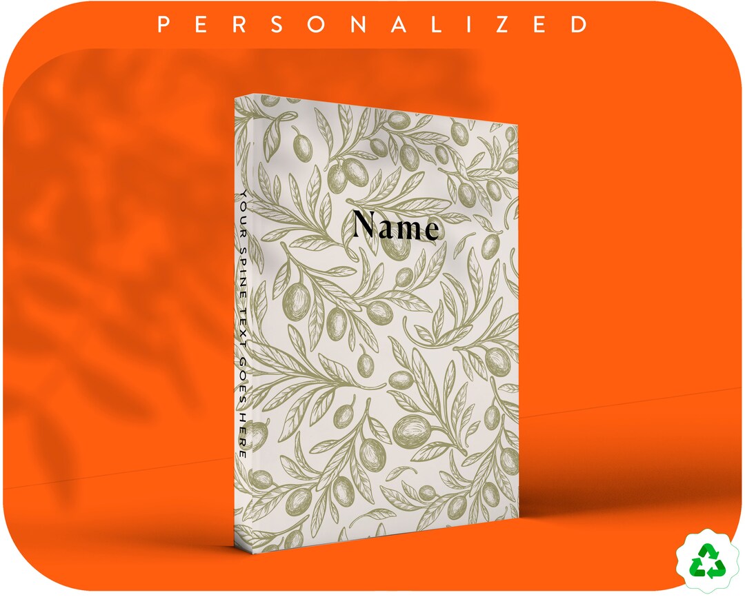 Personalized Olive Branch Notebook: Custom DIY Journal - Etsy