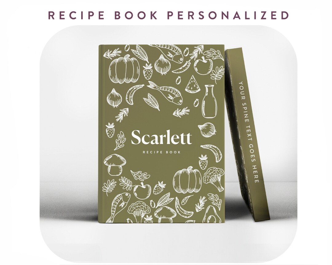 Create Your Unique Recipe Book: Personalized With Custom Recipes ...