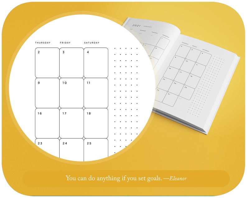 Undated Planner Teacher Planner Academic Planner 2022 2023 | Etsy