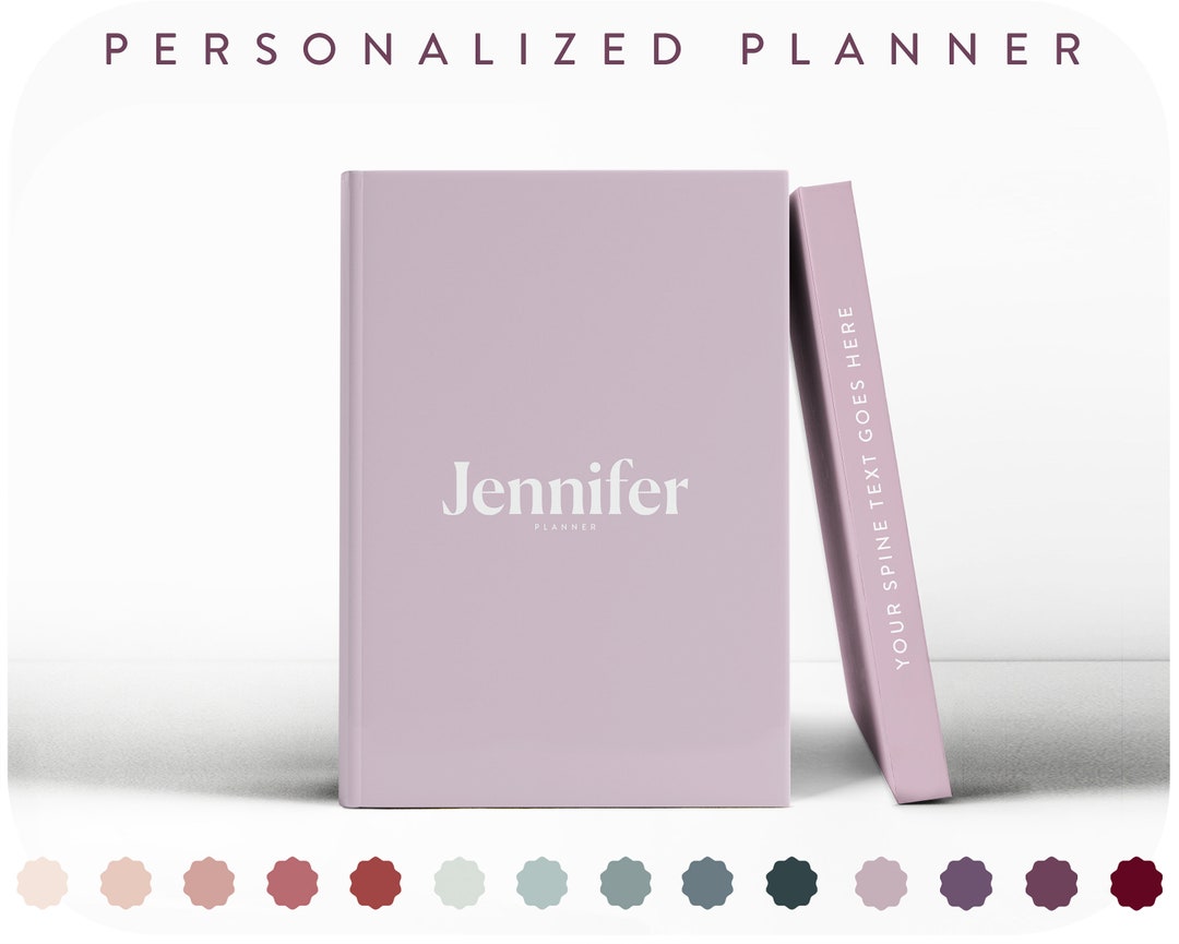 2025 - 2026 Custom Daily Planner Personalized Agenda for Planning and ...