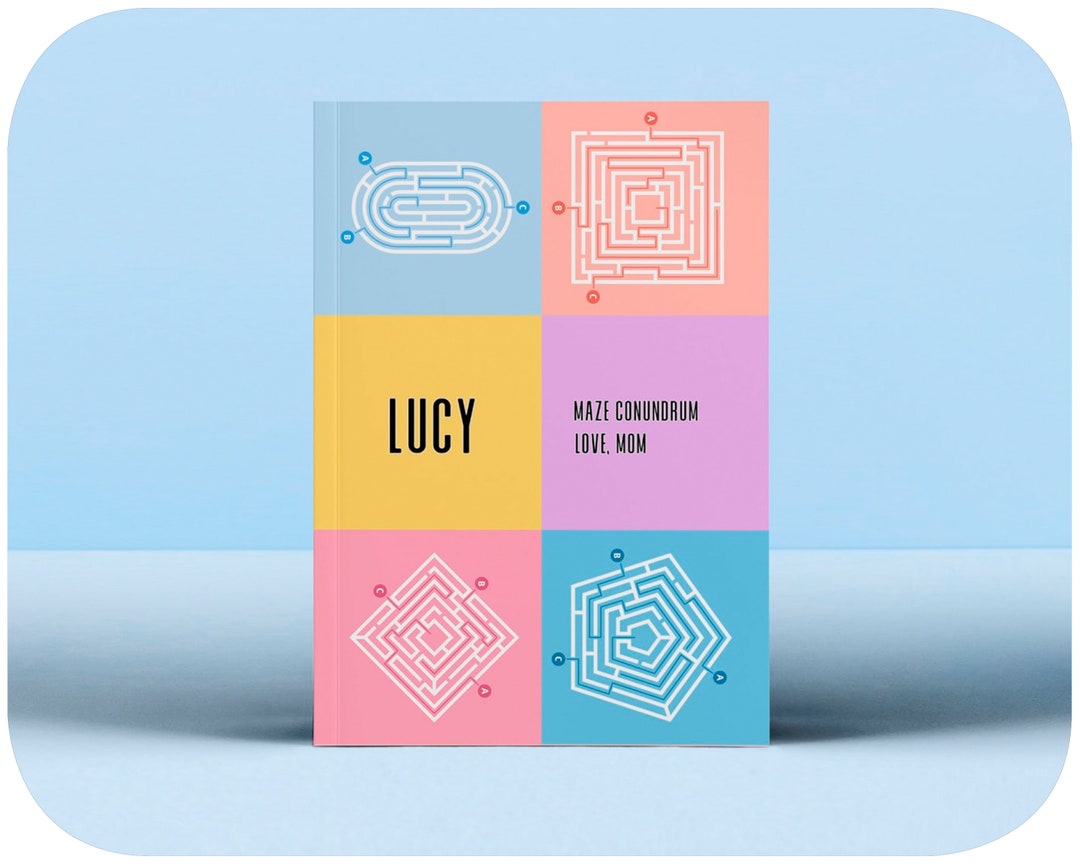 Personalized Maze Conundrum Kids Book - Etsy