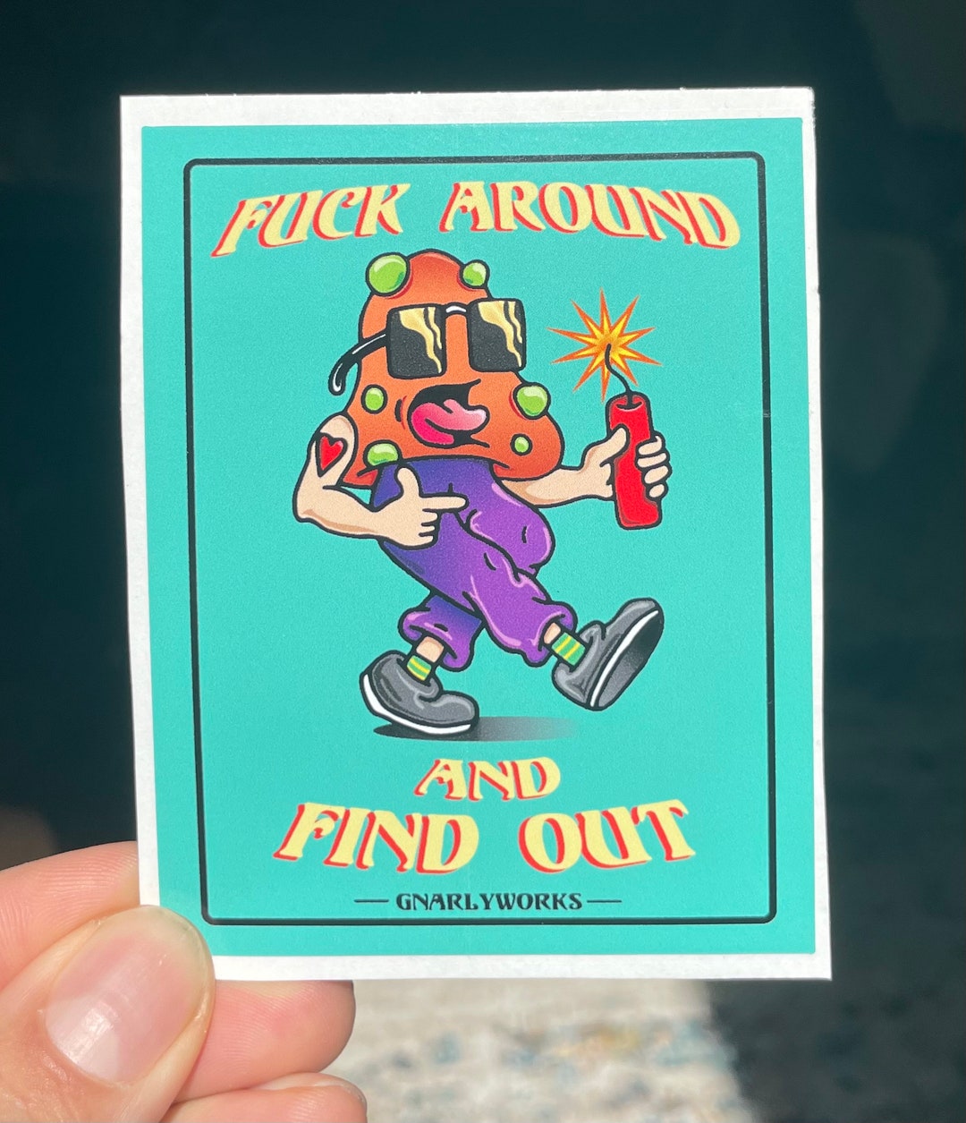 F!*% Around Find Out Sticker - Etsy