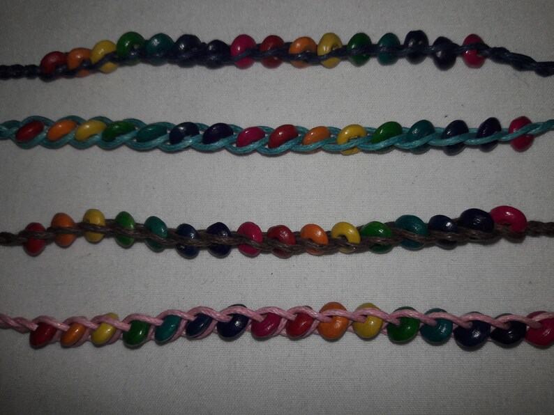 Beaded Friendship Bracelet - Etsy