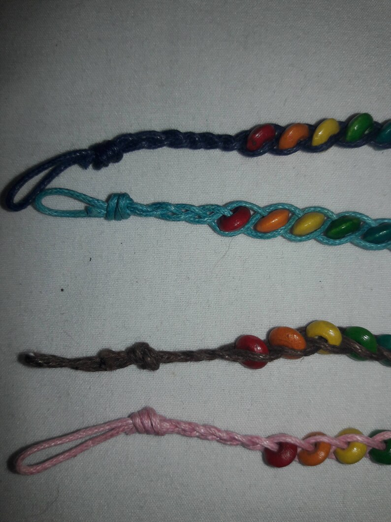 Beaded Friendship Bracelet - Etsy