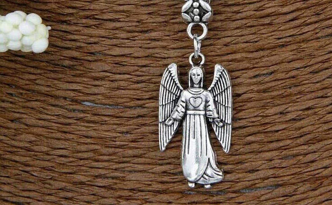 Beautiful Guardian Angel Samuel Charm Bracelet - Etsy