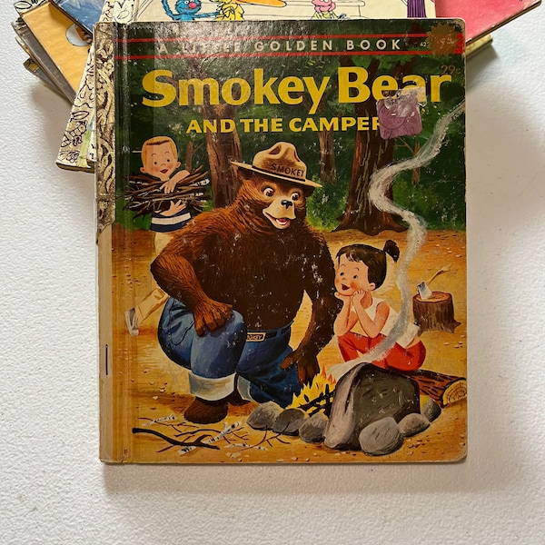 Smokey Bear Little Golden Book - Etsy