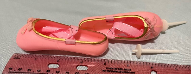 Pink Ballerina Slipper Cake Topper - Etsy