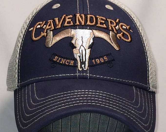 Vintage Cavenders Baseball Cap Mesh Hat Southwestern Western Cowboy ...