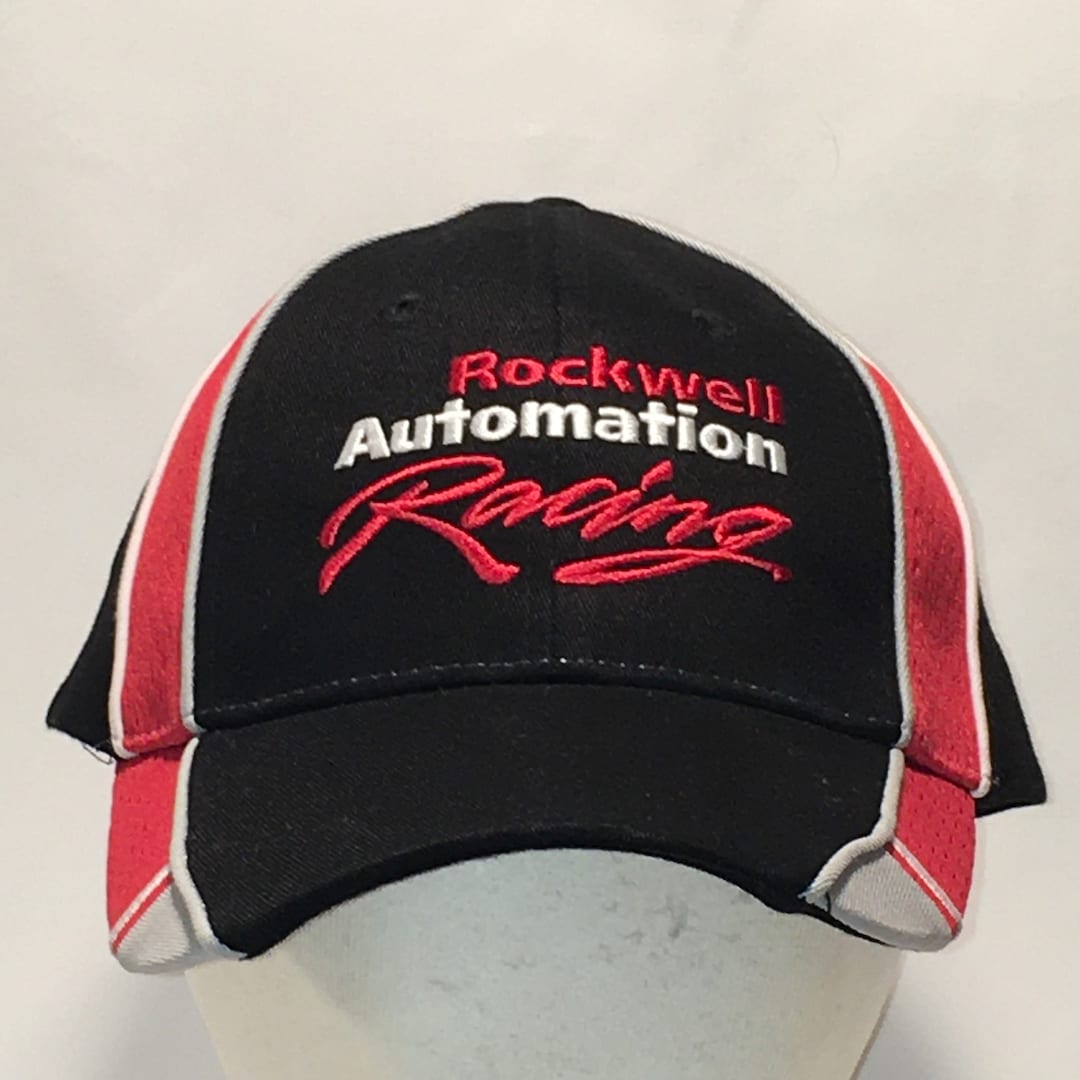 Vintage Racing Hat Cool Race Car Baseball Cap Rockwell Automation Gifts ...