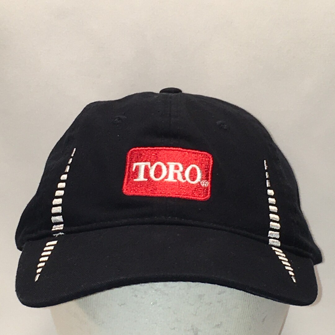 Toro Lawn Equipment Hat Baseball Cap Dad Hats Black White Red - Etsy