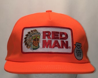 Red Man Tobacco Hat - Etsy
