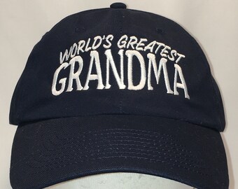 Baseball Cap Grandma - Etsy