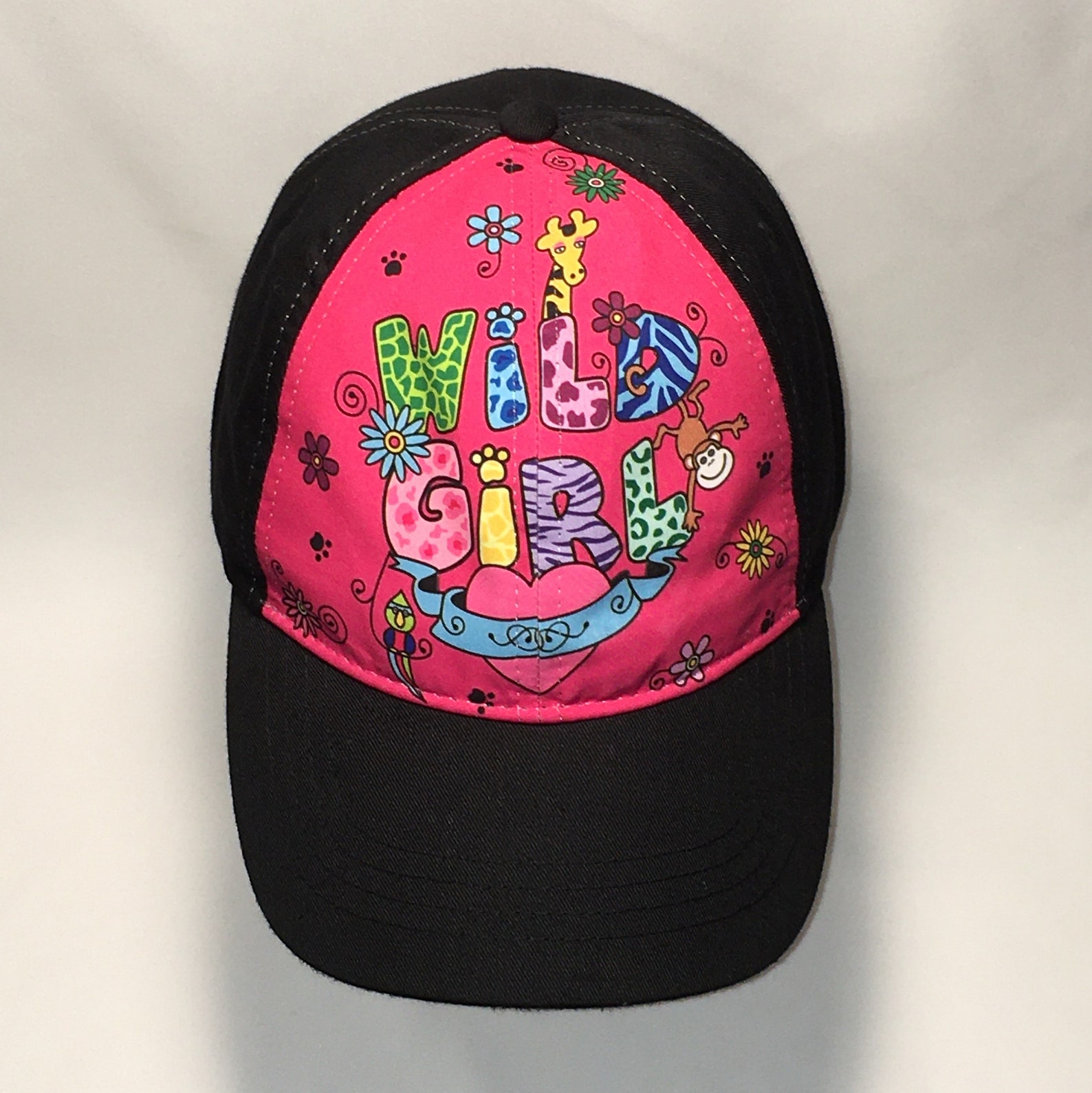 Houston Zoo Wild Girl Heart Hat Baseball Cap Women Hats Black - Etsy