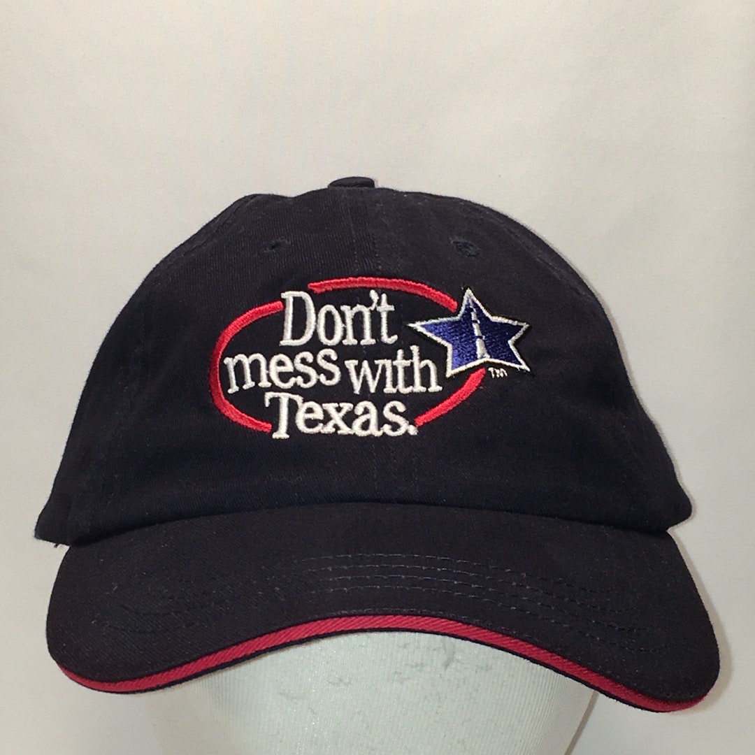 Dont Mess With Texas Hat Men Baseball Cap Trucker Dad Hat Blue Red White Lightweight Cotton ...