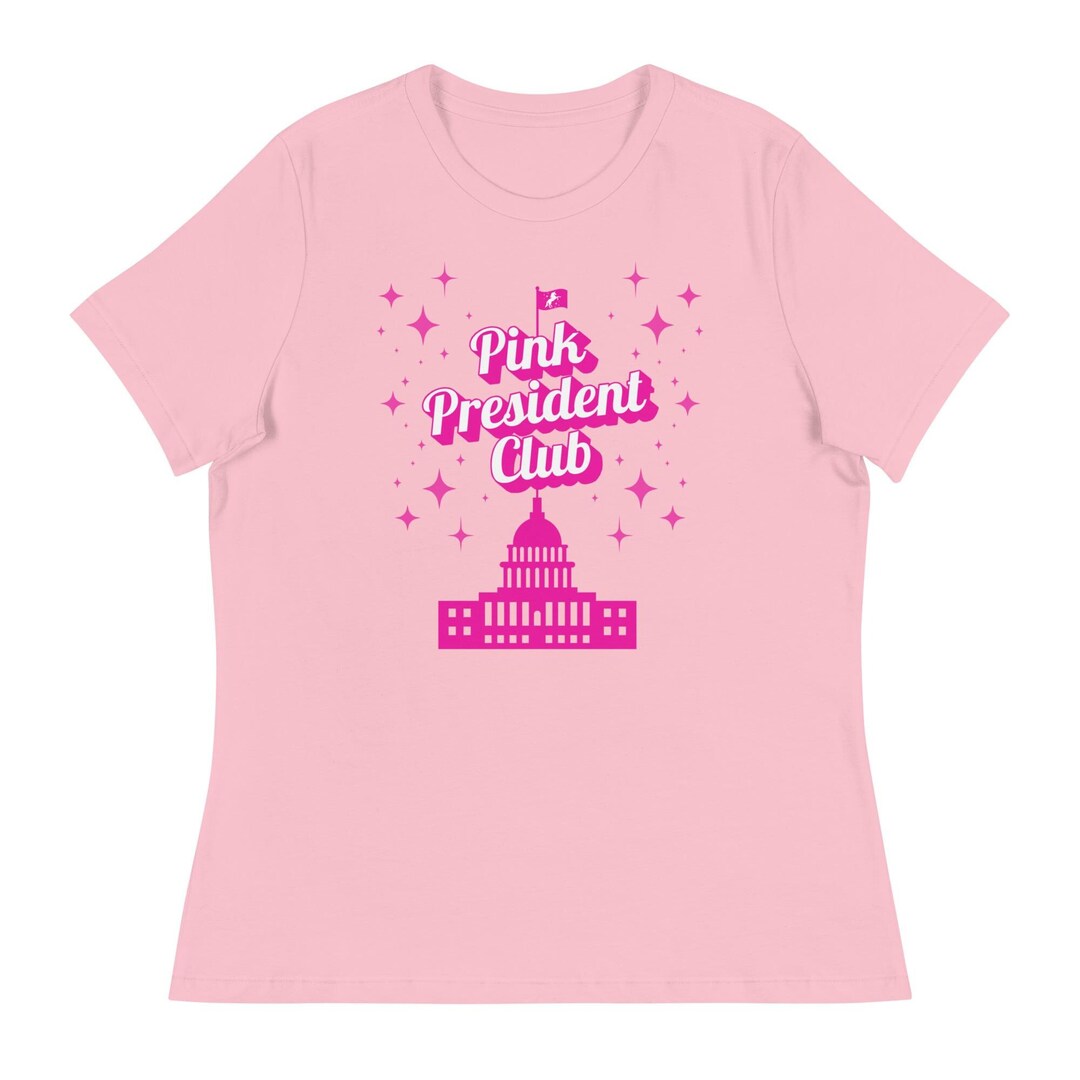 Women's pink President Club Relaxed T-shirt 1X, 2x, & 3X AVAILABLE - Etsy