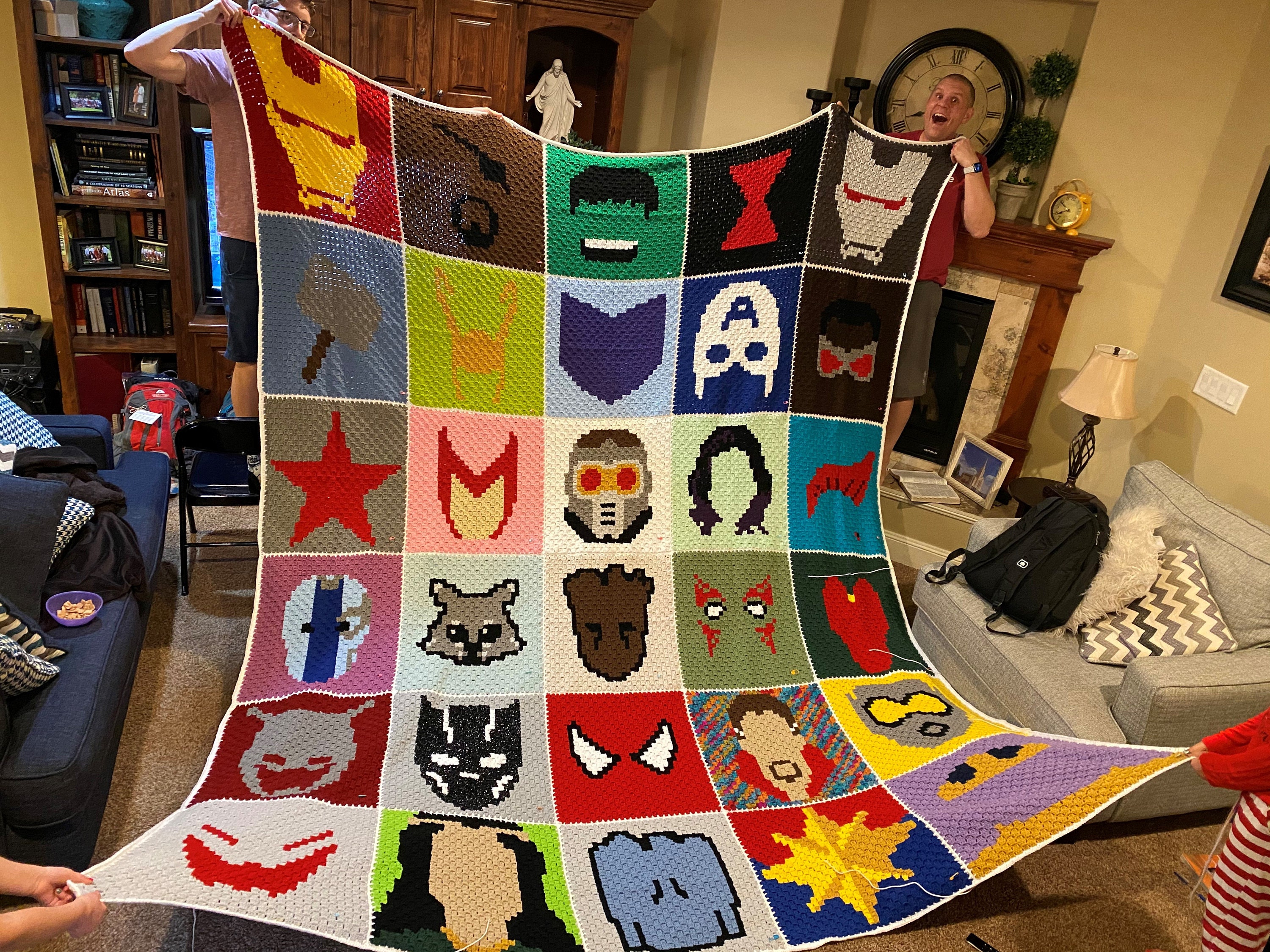 Marvel Cinematic Universe C2C Graphigan Pattern Part II ***PATTERN ONLY ...