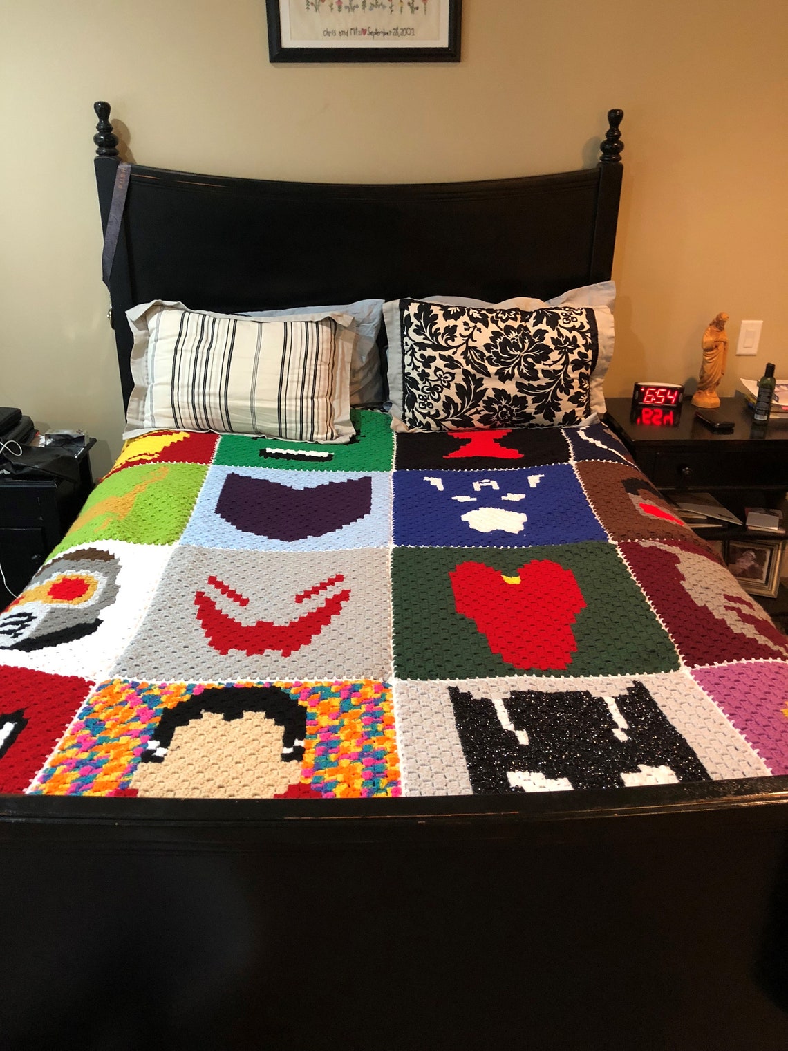 Marvel Cinematic Universe C2C Graphigan Pattern Queen Size ***PATTERN ...