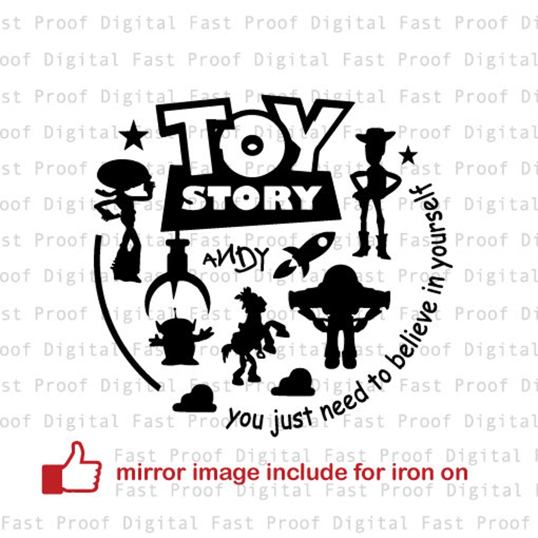 Toy Story Svg, Silhouette SVG, Cutting File, Clipart, Aliens, Toy Story ...