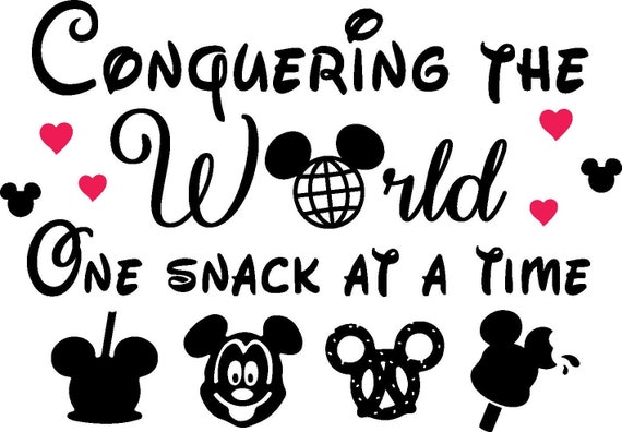 Conquering the World One Snack at a Time SVG Cutting File - Etsy