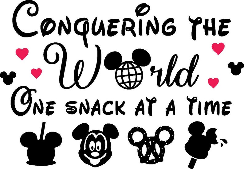 Conquering the World One Snack at a Time SVG Cutting File - Etsy