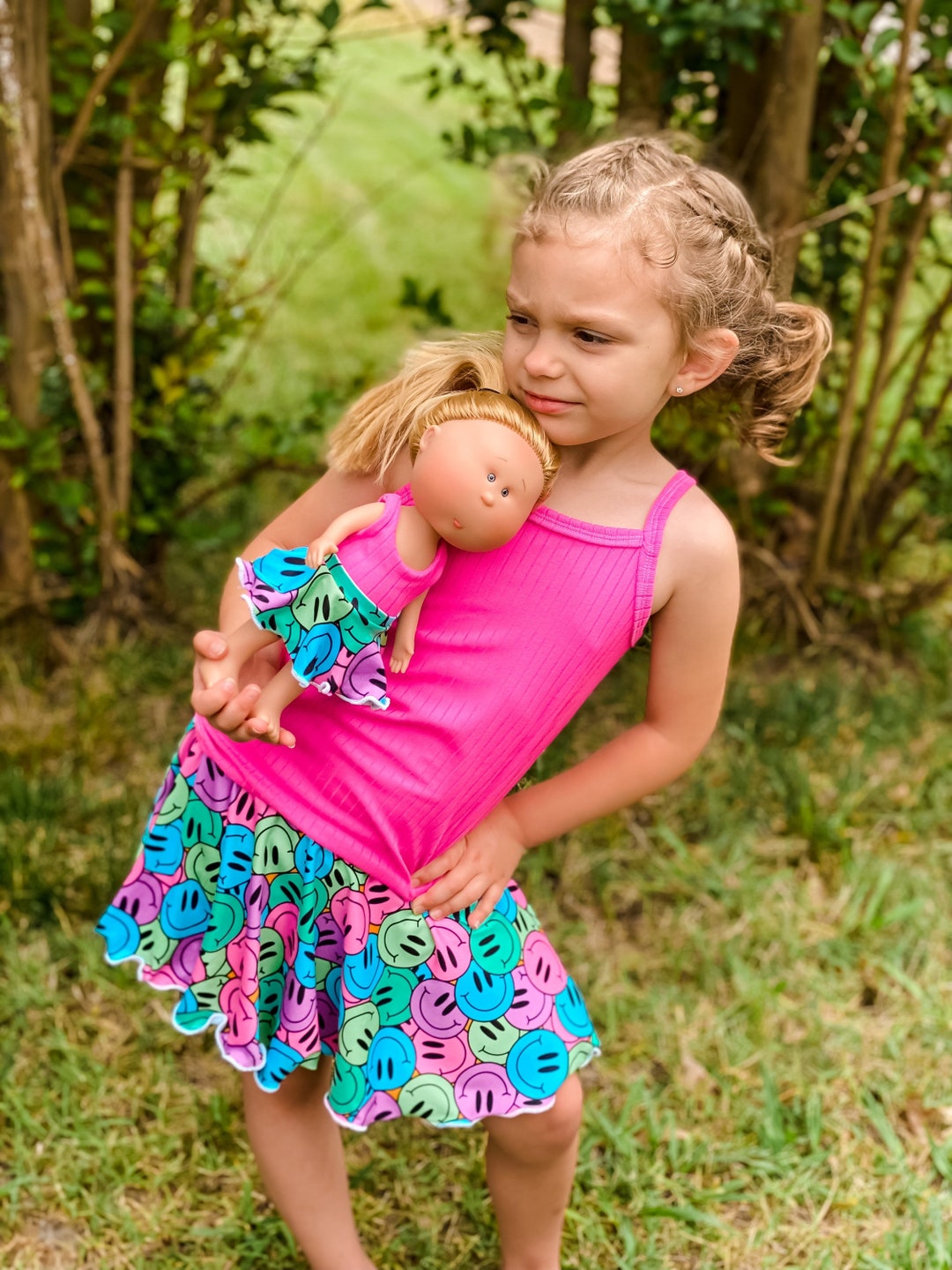 Smiley Face Clothing Kids Neon Outfit - Etsy