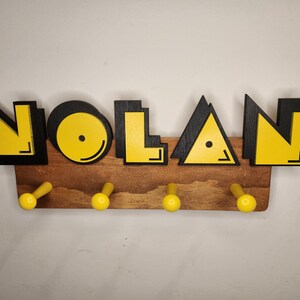 Arcade Coat Hat Rack, Arcade Theme, Kids Room Coat Hat Rack ...