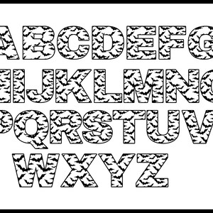 Bat Themed Font, Superhero, 3D Font, Kids Bedroom, Wooden Letters - Etsy