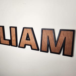 Outline Themed Font, Bold Outline Letters, 3D Font, Kids Bedroom ...