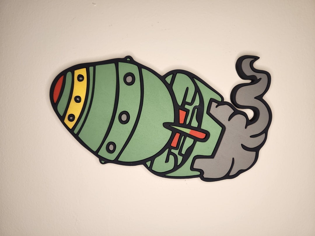 Nuke Wall Art, Fallout, Kids Room Sign, Video Game Sign, Wood Wall Sign ...