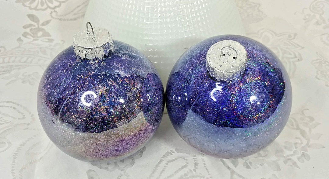 Extra Large Glitter Balls 28 Set of Two - Etsy