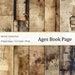 Vintage Book Page Textures: Digital Paper Pack (12x12 Inches) - Etsy