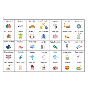 Routine Cards, Charts for Kids, Chores Chart Morning, Afternoon ...