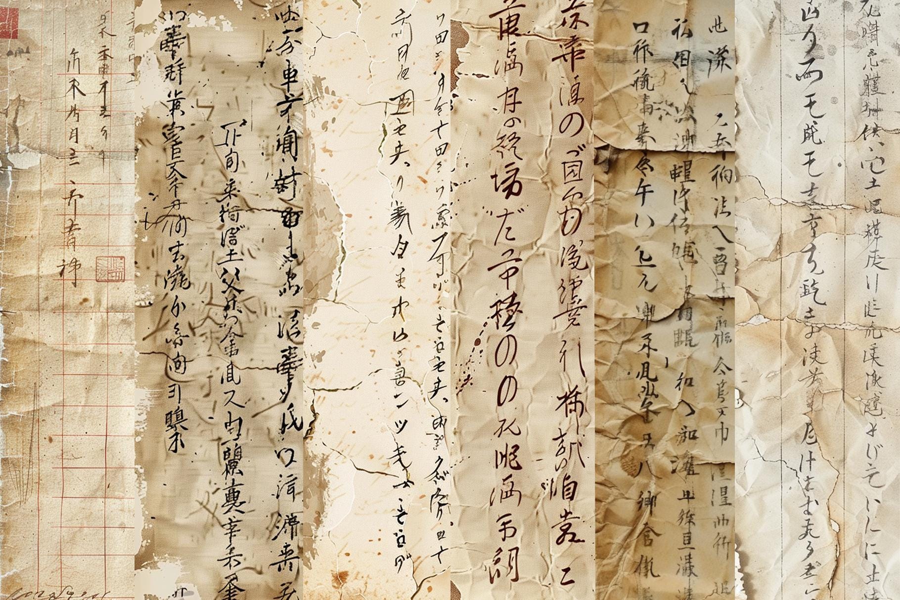 Japanese Calligraphy Paper Texture