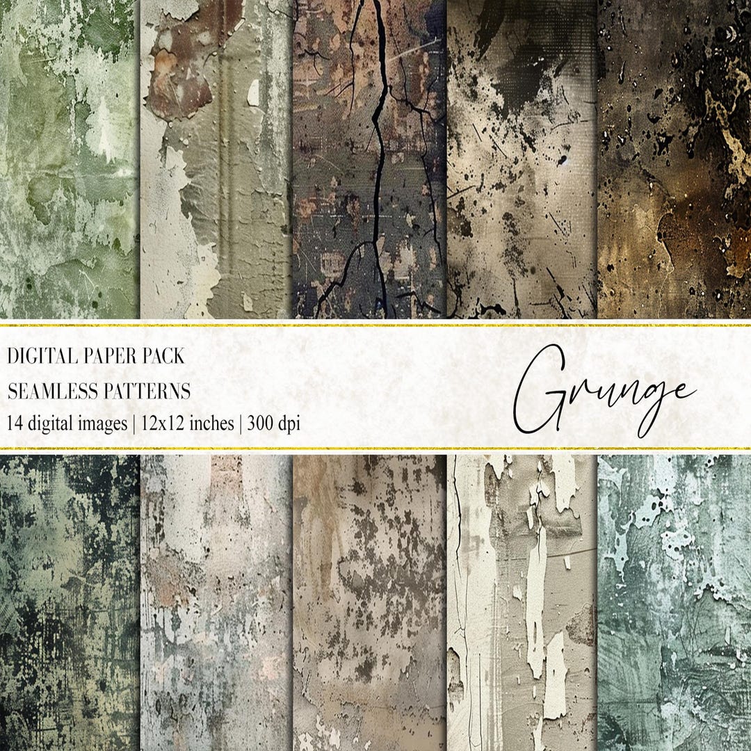 Grunge Digital Papers, Grunge Print, Grunge Texture, Journal Paper ...