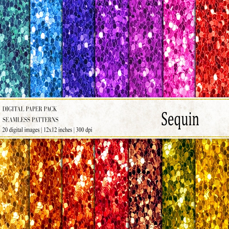 Glitter Sequin Paper - Etsy
