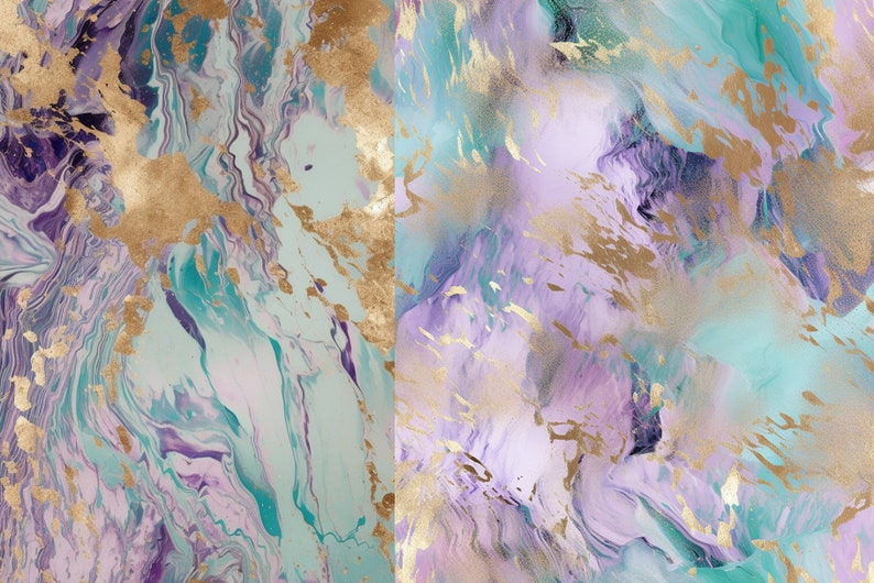 Marble Digital Paper, Marble Texture, Marble Background, Pastel Gold ...